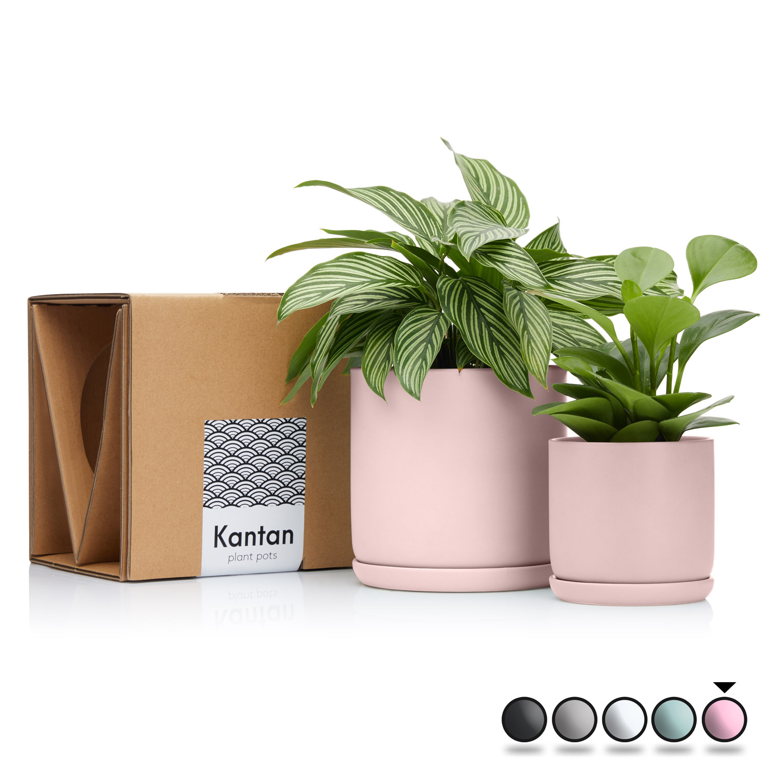 Ceramic Planter Set | Pink – KanTan Home
